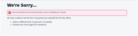 Error Message We Encountered An Issue That Preve Sap Concur
