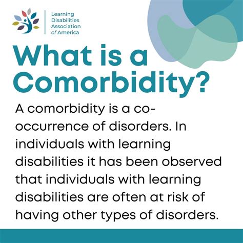 Learning Disabilities Association Of America On Linkedin A Comorbidity Is A Medical Term That