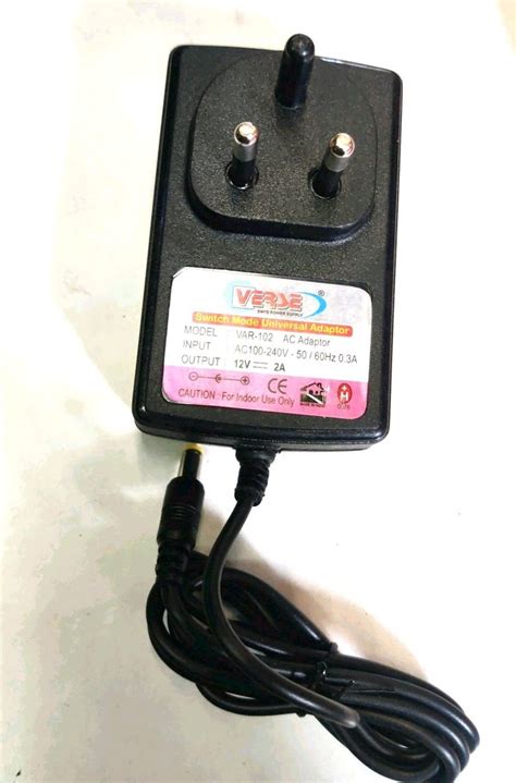 3 V 1 A 12 Volt Power Adapter For Electronic Instruments At ₹ 90 Piece In New Delhi