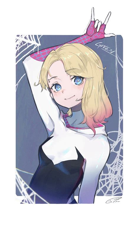 Gwen Stacy Женщина Паук Гвен Паук Гвен Стейси Marvel Вселенная