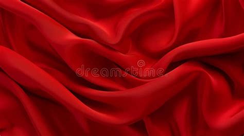 Luxurious Red Silk Fabric Flowing Gracefully In Elegant Waves Stock Footage Video Of Scarlet