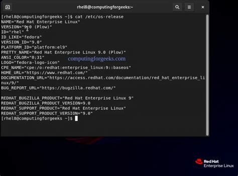 How To Upgrade To RHEL From RHEL Linux ComputingForGeeks