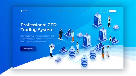 Web Design For TRADING On Behance