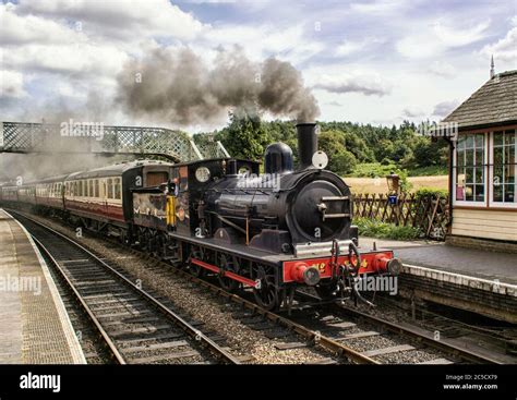 North Norfolk Railway Y14 Class Ex Great Eastern Railway Ger Locomotive Brings A Train Into