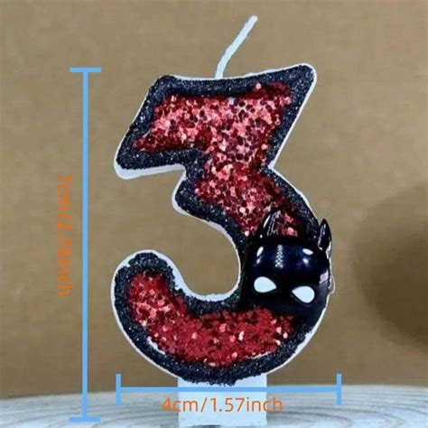 Sequin Birthday Number Candles 0 9 You Can Choose The Most Suitable