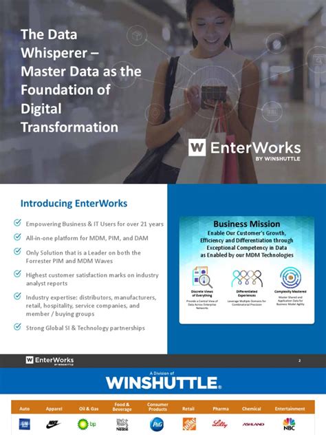The Data Whisperer Master Data As The Foundation Of Digital Transformation Pdf Business
