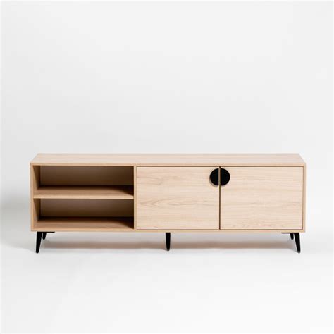 Rack Tv 65 Pulgadas Luna Roble Kaiserberg Sodimac Falabella