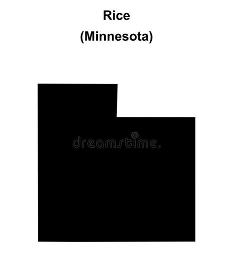 Rice Outline Map Stock Vector Illustration Of Shape 361612218