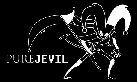 Pure Jevil Vector Traced Rhollowknight