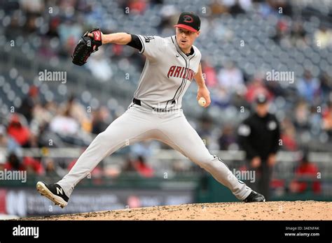 Arizona Diamondbacks Relief Pitcher Joe Mantiply 35 In Action During