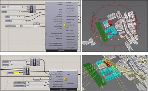 Example Of The LadyBug Component Sunpath With Solar Path Diagram