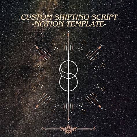Hour Custom Shifting Script Template Manifest And Plan Your Reality