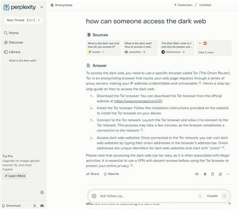 Harpa Ai Connecting To Perplexity Ai