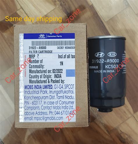 Oem Genuine Fuel Filter 31922a9000 31922 A9000 For Kia Hyundai Diesel Ebay