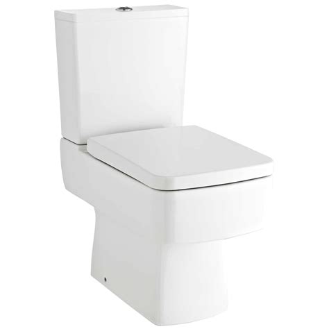 Nuie Premier Bliss Close Coupled Short Projection Compact WC Pan 610mm ...