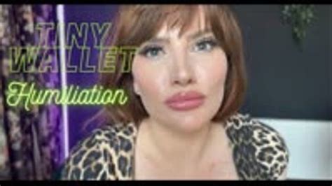 Tiny Wallet Humiliation Goddesswillowbouvier Clips4sale