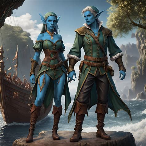 World Of Aetherion Ocean Elf By Dwarfsilverqueen On Deviantart