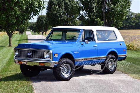 Lot 771 1971 Chevrolet K5 Blazer Barrett Jackson
