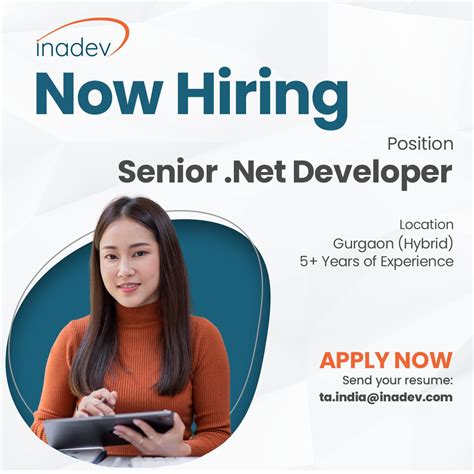 Hiring Dotnetdeveloper Techjobs Careeropportunity Inadevindia