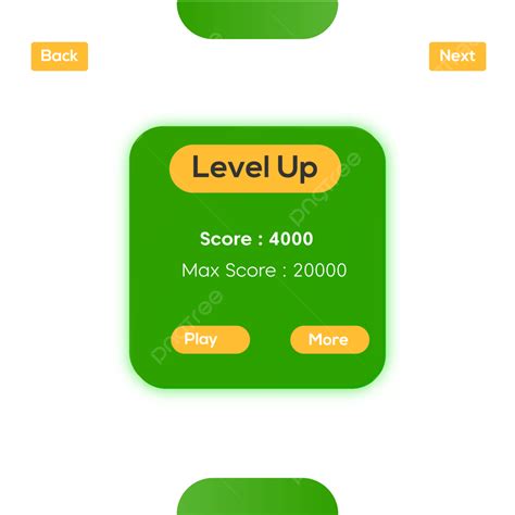 Game Ui Design Vector Hd Images Game Level Ui Design Game Design Game Level Up Level Design