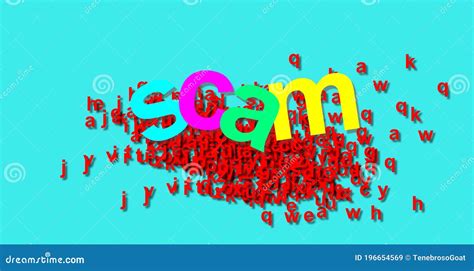 Scam Fun Design Illustration Advertisement Vulnerability Related To Security Cybercrime