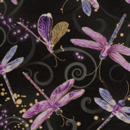 Dance Of The Dragonfly Fabric From Benartex