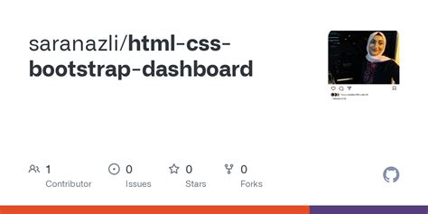 GitHub Saranazli Html Css Bootstrap Dashboard