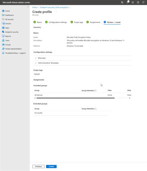 How To Configure Bitlocker On Windows Devices With Intune Disk
