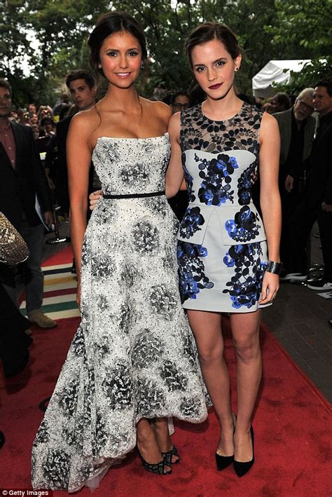 Nina Dobrev Upstages Emma Watson In A Backless Number At The Perks Of Being A Wallflower Premiere