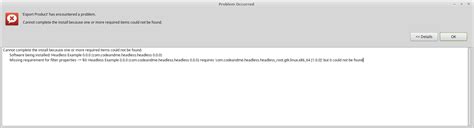 Java Eclipse Export Product Not Possible Stack Overflow