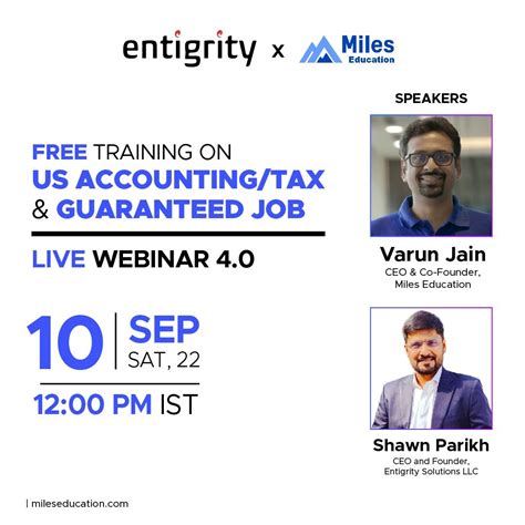 Miles Education On Linkedin “live Webinar 40 Free Training On Us