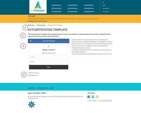 Authentication Template The Digital Platform Documentation Site