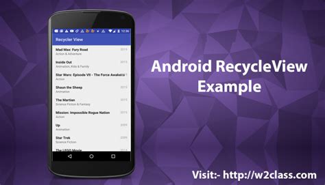 Android Recycleview Example