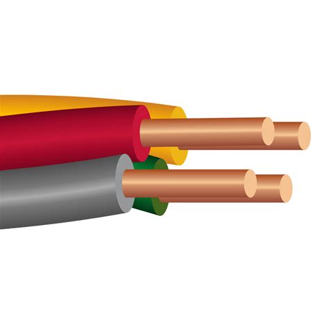 Thw Submersible Pump Twisted Copper Unjacketed Cable 600v