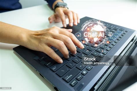 Ai 기술 인공 지능 Ai와 챗봇 채팅 및 대화 명령 프롬프트로 검색 및 데이터 찾기에 사용 로봇 학습 기계 사진 또는 기사 자동 생성 또는 생성 개발에 대한 스톡 사진 및