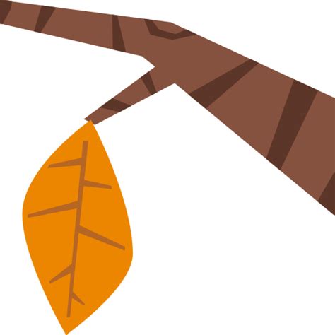 Tree Branch Cartoon Flat Icon