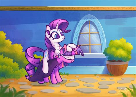 2362163 Safe Artistlollipony Rarity Twilight Sparkle Alicorn