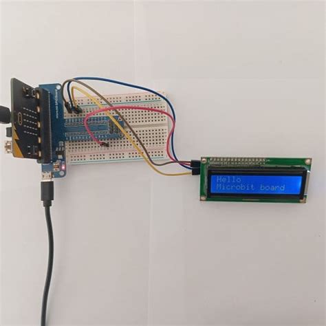 Use Of The Lcd I2c 1602 Display By The Micro Bit Board