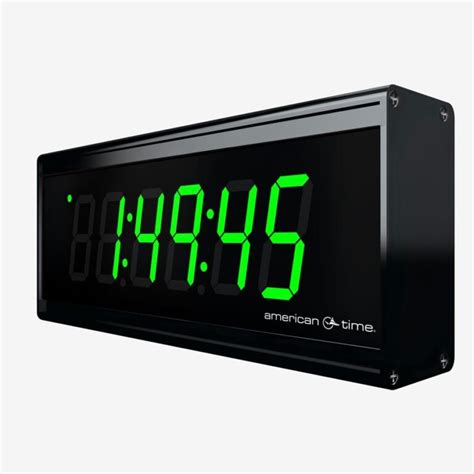 Wi Fi Synchronized Digital Wall Clocks American Time