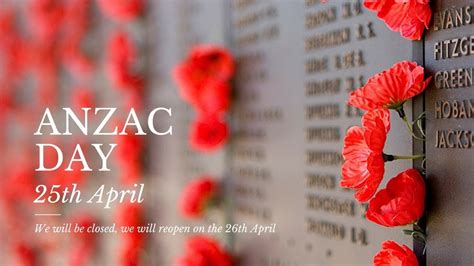 Anzac Day Closures — Awanui Labs Otago Southland