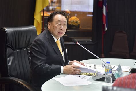 รัฐมนตรีประจำสำนักนายกรัฐมนตรี นายสุชาติ ตันเจริญ เป็นประธานการประชุมคณะกรรมการควบคุมการ