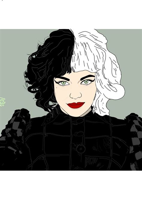 Cruella Emma Stone Cruella Sketches Emma Stone