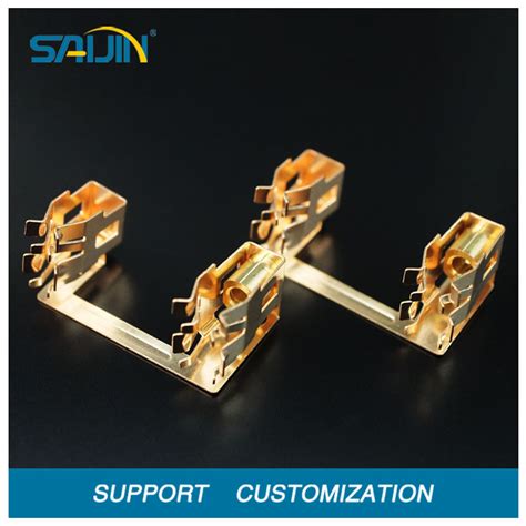 Electrical Switch Brass Contact Terminal Component Stamping Part Metal