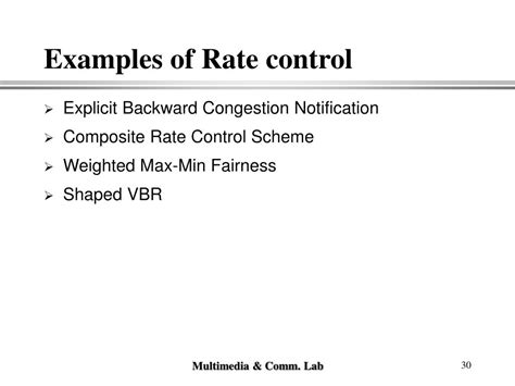 Ppt Rate Control For Abr Service In Atm Networks Powerpoint