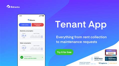 Tenant App Modern Digital Experience For Your Tenants Bidrento