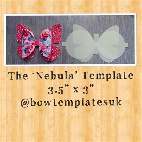 Bow Template Bow Stencils Plastic Bow Template Bow Template Set