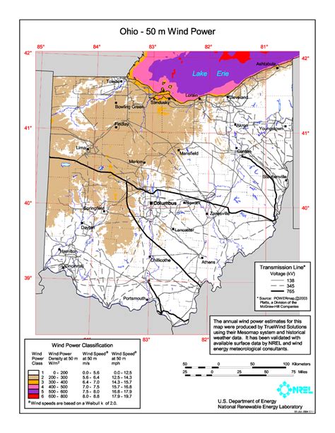 Download Free Ohio Wind Energy Maps