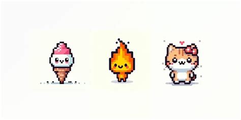 Cute Pixel Characters Dall·e Prompt Promptbase