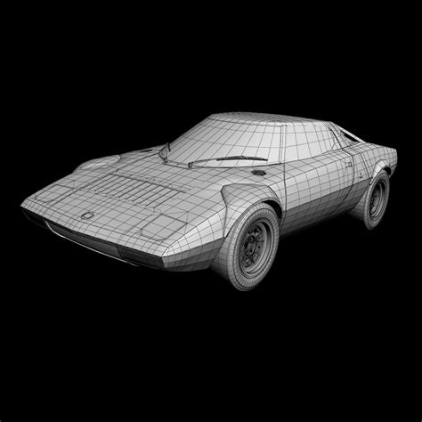 Lancia Stratos Zero Blueprint