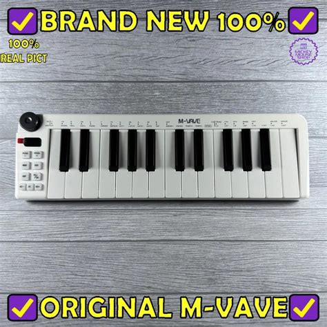 M Vave Midi Keyboard Controller Bluetooth Smk 25 Mini 25 Keys Portable Sabira